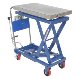 Vestil Steel Scissor Cart with Scale 19-1/2 In. x 32 In. 1000 Lb ...